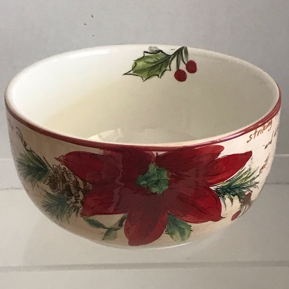 Maxcera | Dining | Maxcera Co Pottery Noel Ceramic Soupcereal Bowl ...